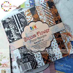 SCRAPBOOK PAPER PACK 12" X 12" | Price in Sri Lanka | Shans Crafts Store