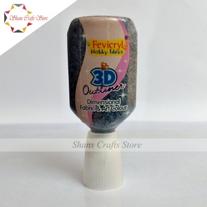 Fevicryl 3D Outliners Glitter - Black (Code1867) | Price in Sri Lanka ...